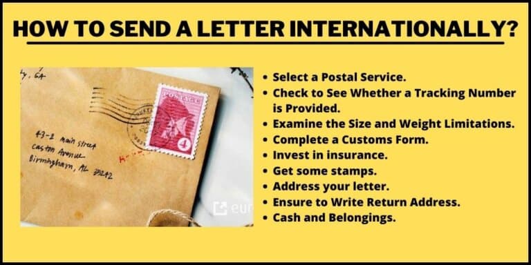 Can you put international letter in a post box?